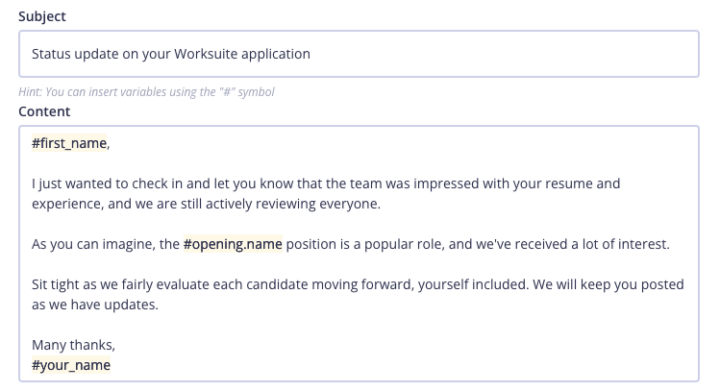 Recruitment Templates: How to Replace Your ATS with Worksuite | Worksuite